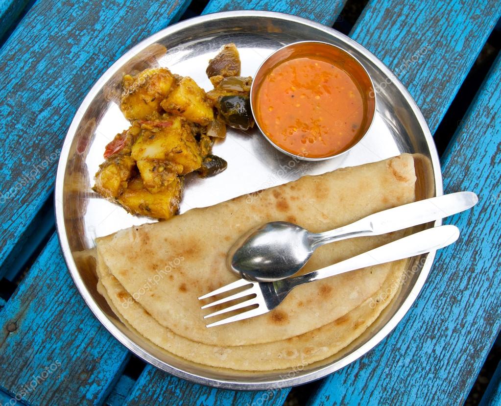 Chapati, Indian food Stock Photo by ©sinseeho 41775941