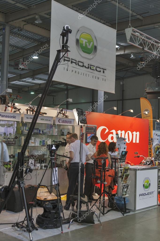 TV Project company booth – Stock Editorial Photo © panama7 #40554597