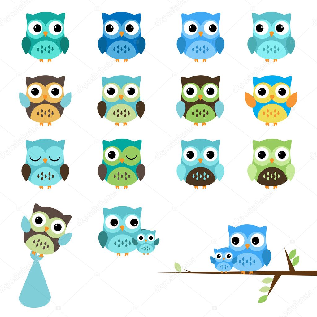 Baby Shower Owl Clipart