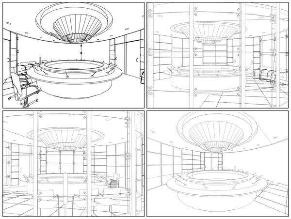Meeting Conference Room Vector - Stock Image - Everypixel