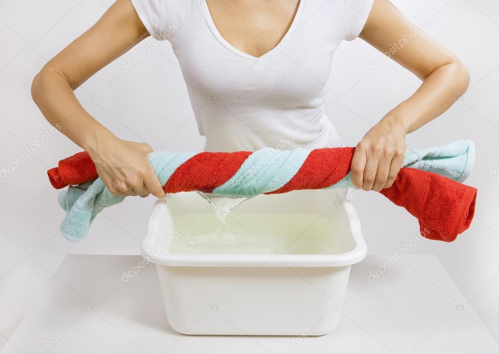 Lavado a mano de ropa de color: fotografía de stock © Kalcutta ...