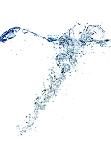 Blue clear side water splash Stock Photo by ©Trimitrius 153940610