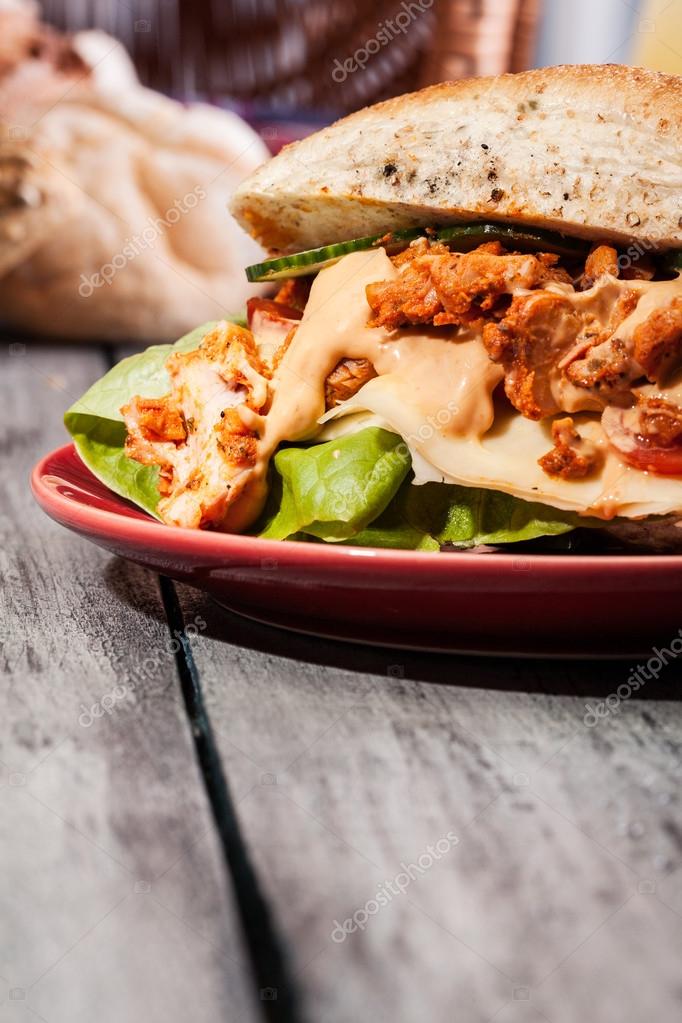 Kebab sandwich Stock Photo by ©fotek 36600611