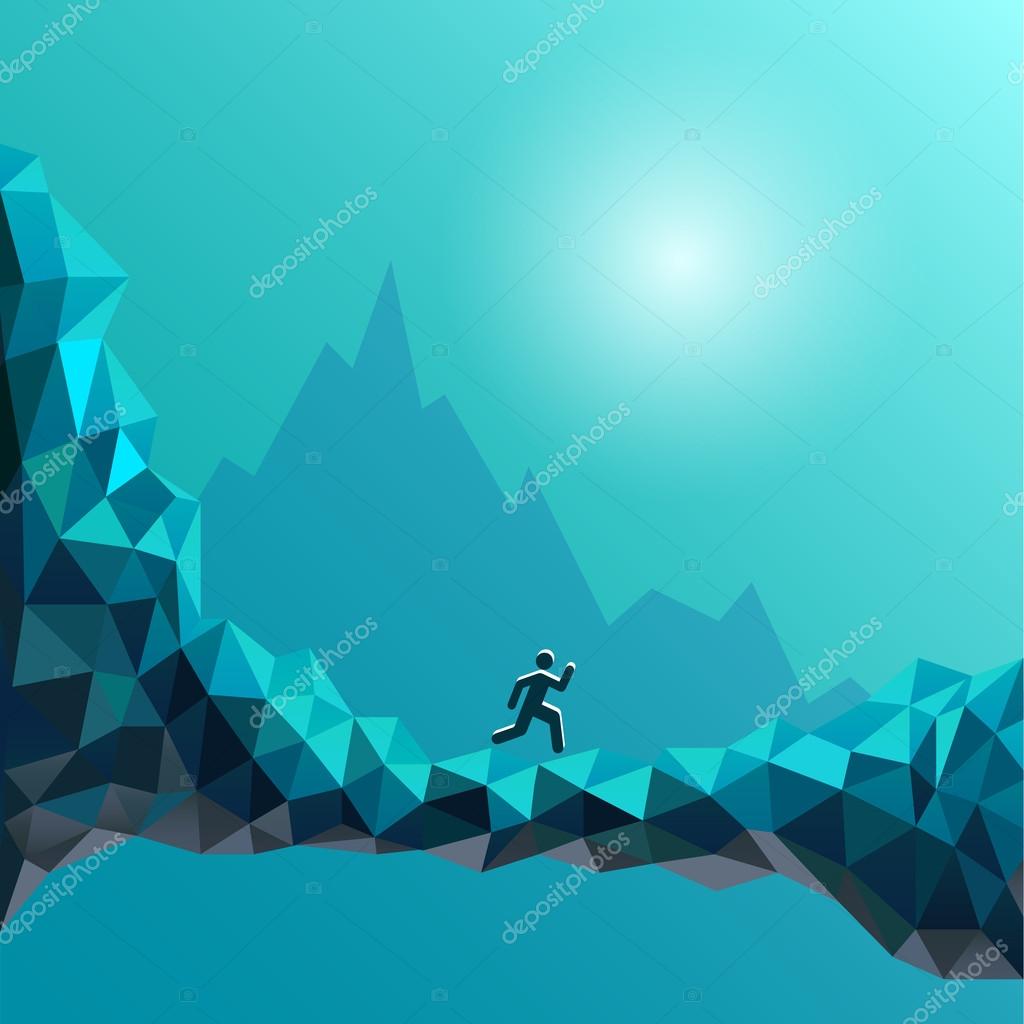 Vector Illustration Running Man Sign Stock Vector Image by ...