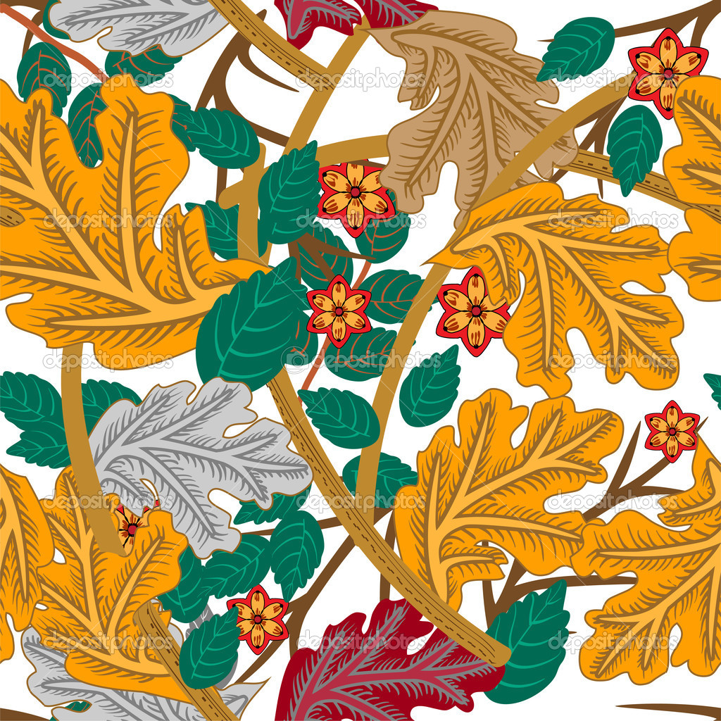 Vector Floral Background Design Stock Vector by ©ClassyCatStudio 18260009