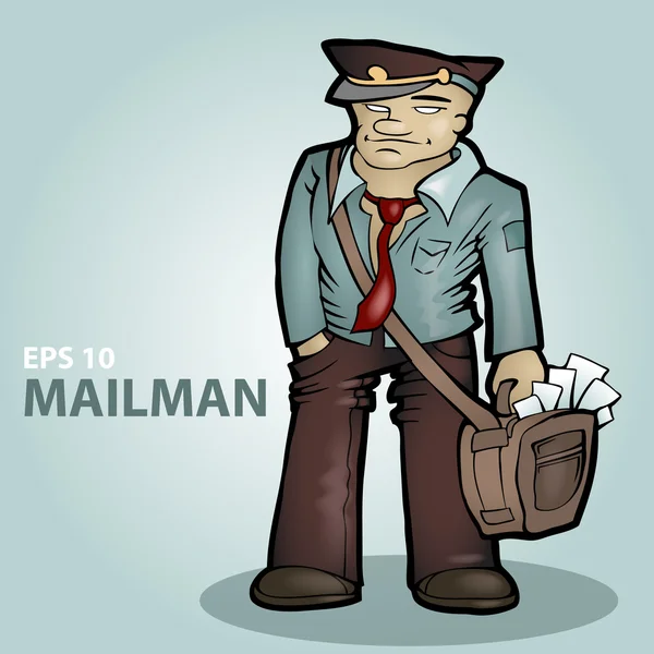 633 Cartoon mailman Vector Images | Depositphotos