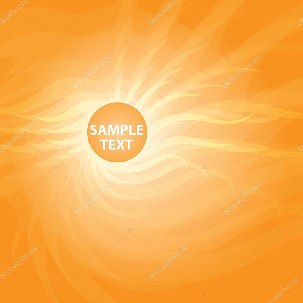 Orange Sunny Abstract Background Stock Vector Image by ©ClassyCatStudio ...