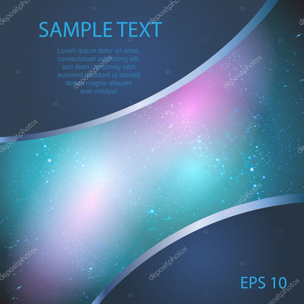 Vector Cosmic Background Vector Illustration Stock Vector Image by ...