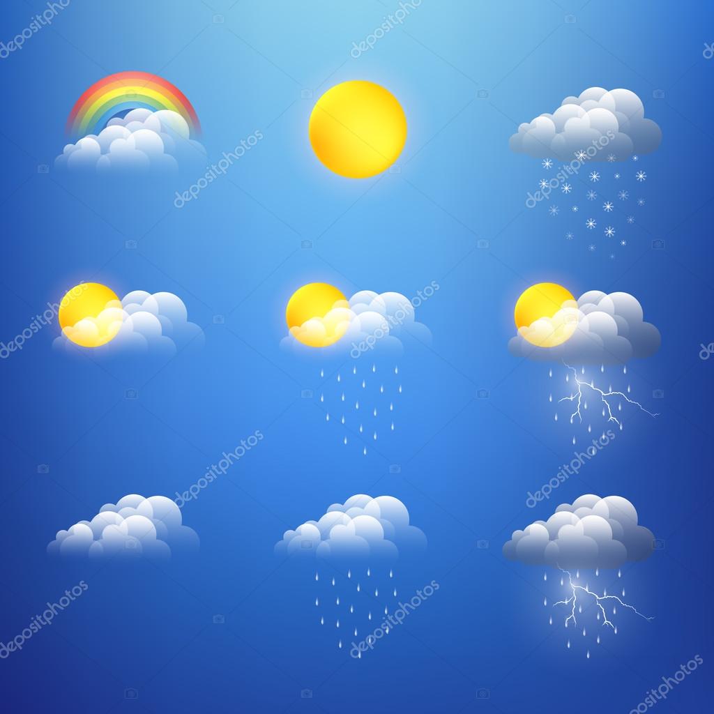Vector Weather Icons Collection Stock Vector by ©ClassyCatStudio 22626841 Vector Weather Icons Collection Stock Vector by ©ClassyCatStudio 22626841