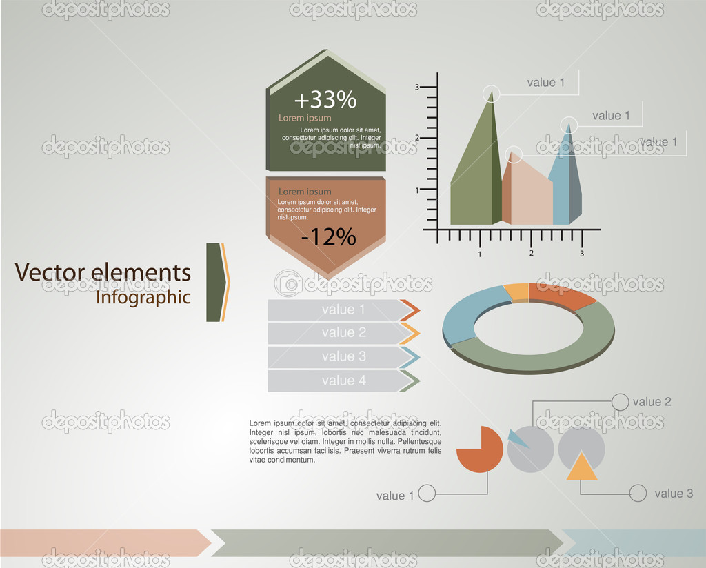 Vector Infographic Elements Vector Illustration Stock Vector by ...