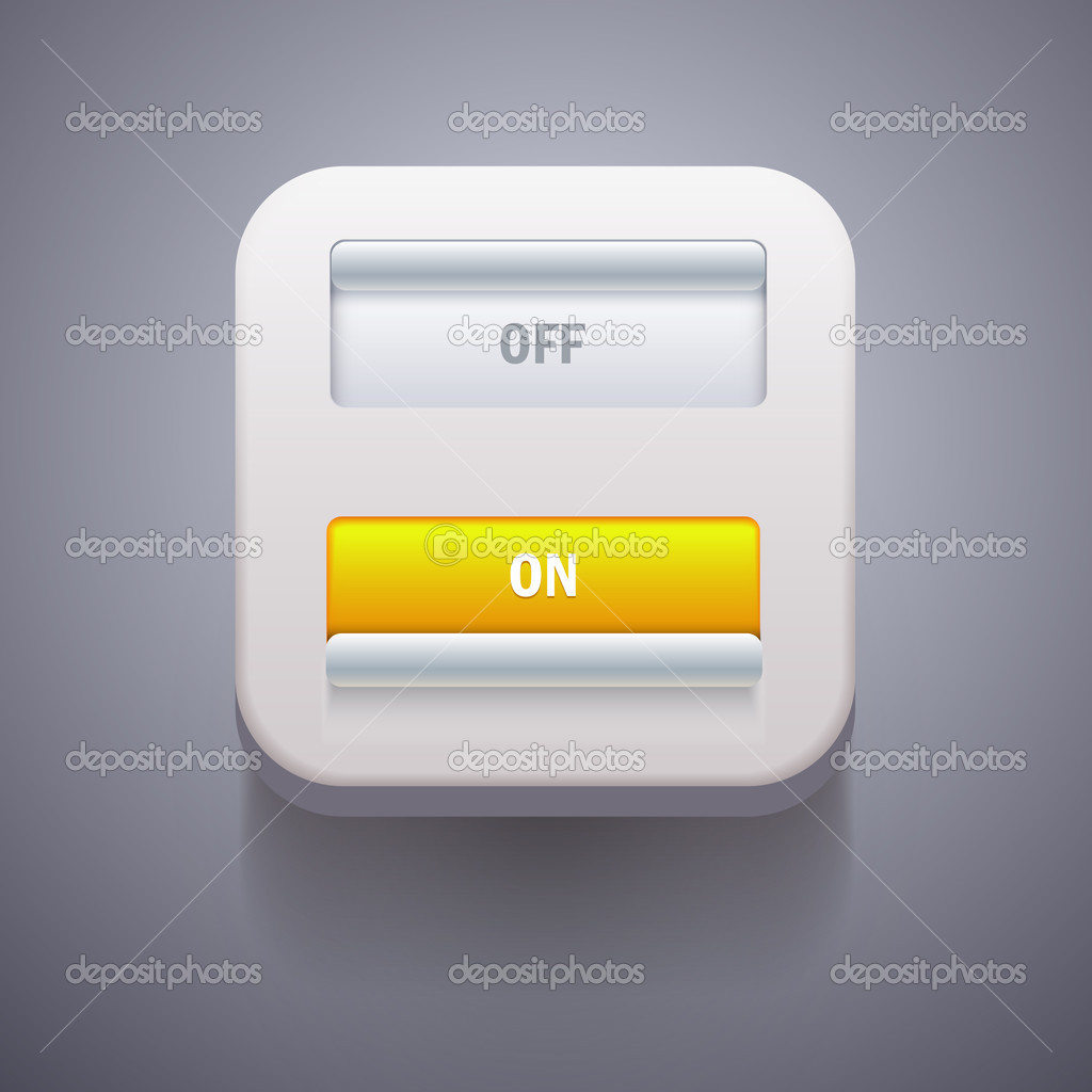 Toggle Switch Position Vector Illustration Stock Vector Image by ...
