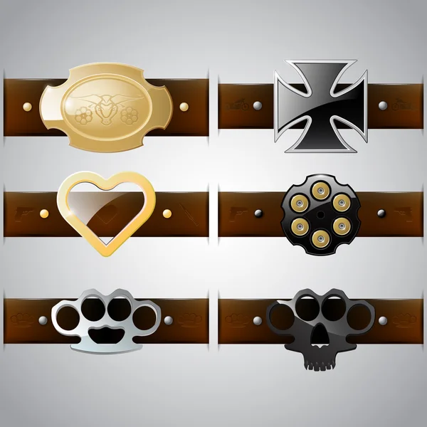 Vector Background Gangster Belt Buckle Stock Vector Image by ...