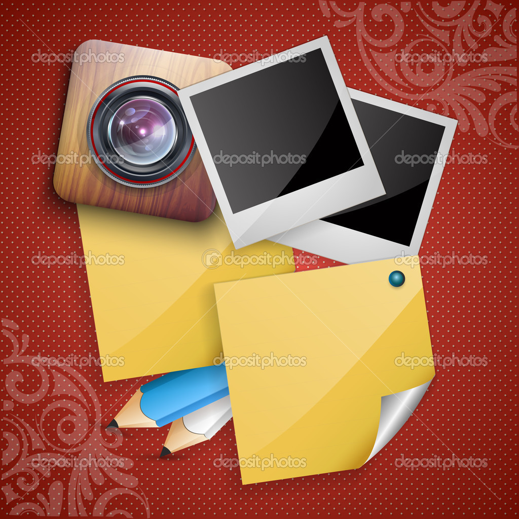 Album Banner Vector Illustration Stock Vector Image by ©ClassyCatStudio ...