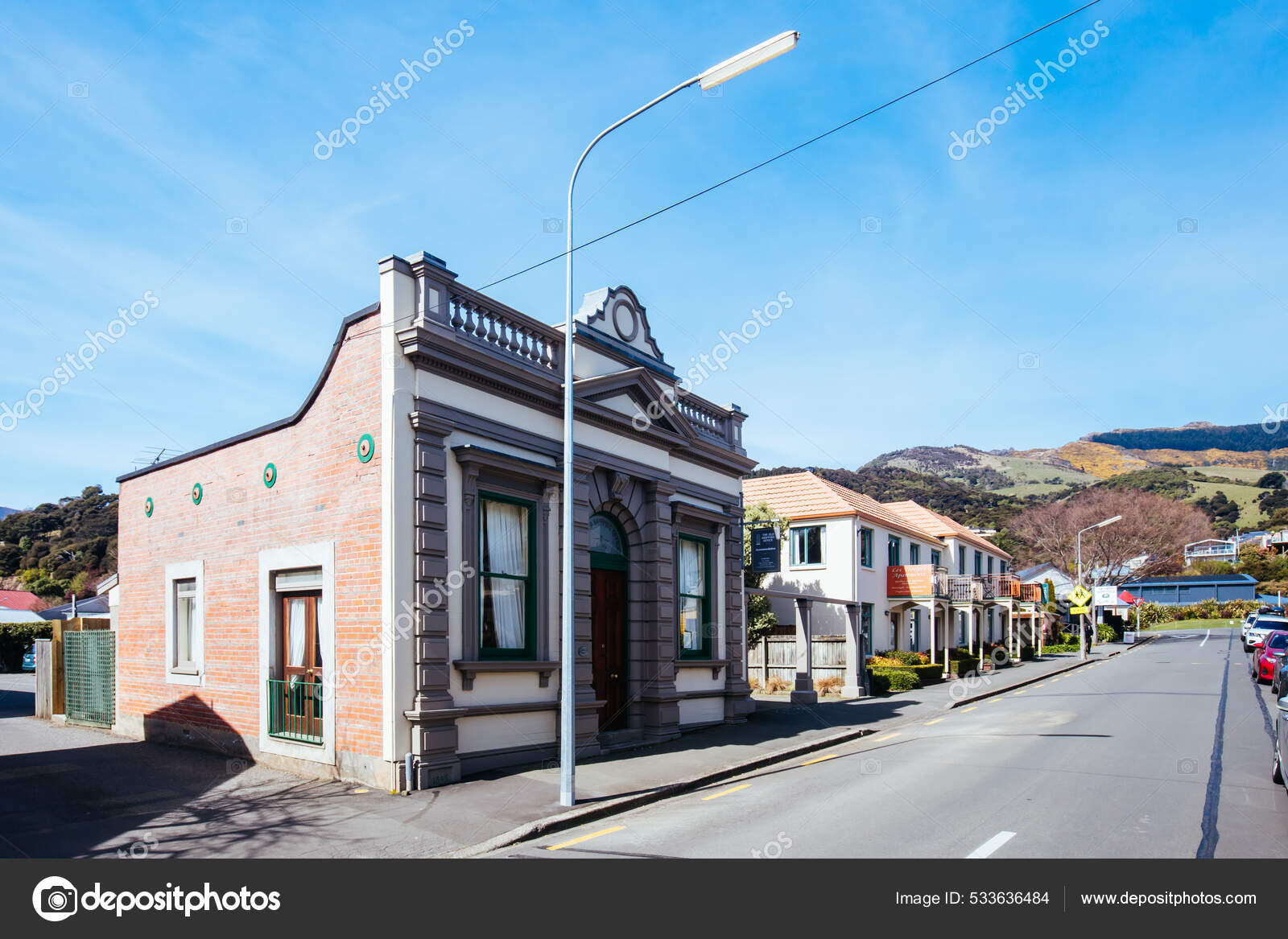 Akaroa Architecture in New Zealand – Stock Editorial Photo © filedimage ...