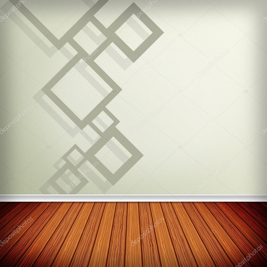 Empty room, interior with wallpaper. High resolution texture bac ...