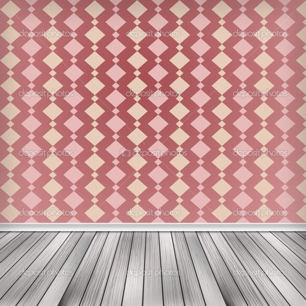 Empty room, interior with wallpaper. High resolution texture bac ...