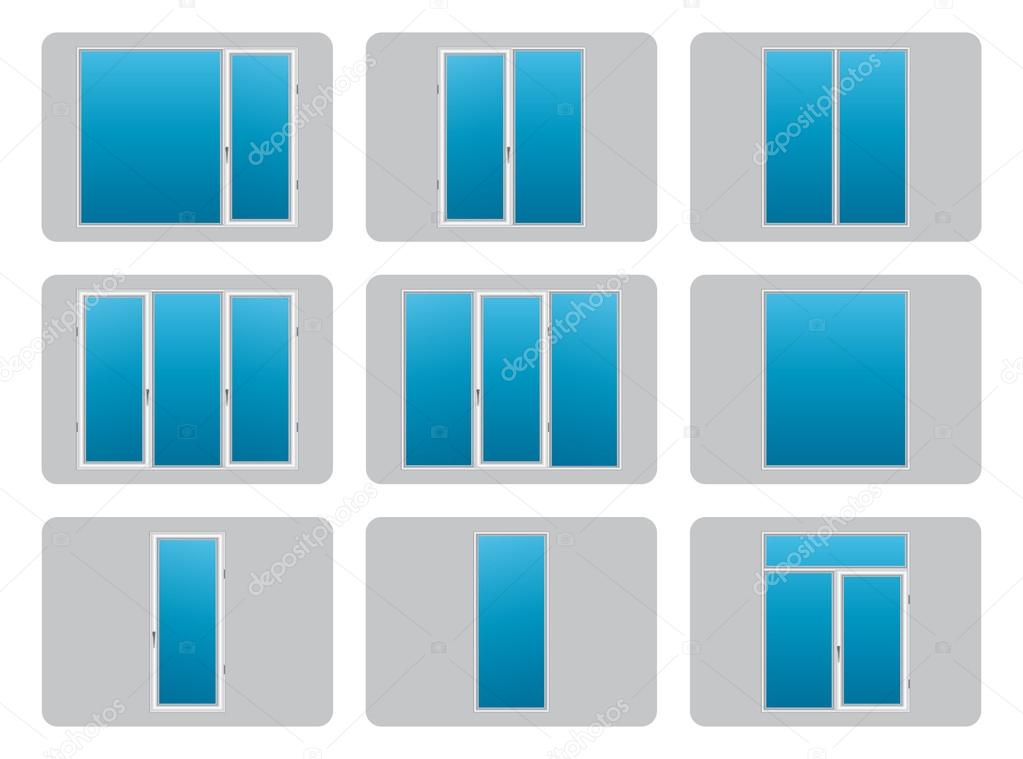 Plastic (PVC) Windows Stock Vector Image by ©aleksdemeshko #23254662