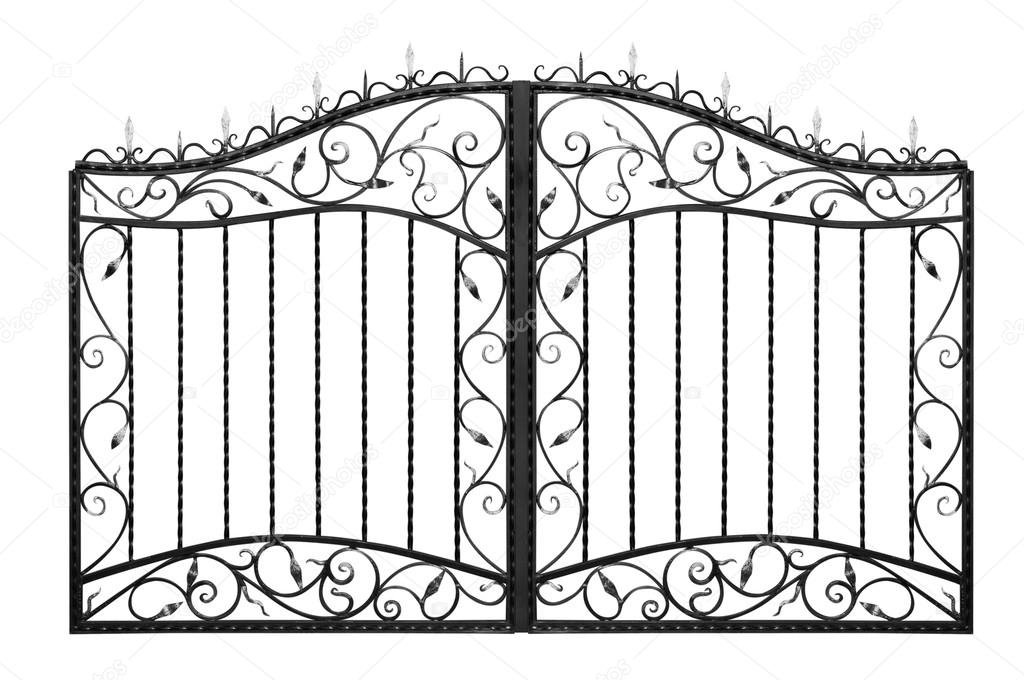 Forged gate. Stock Illustration by ©aleksdemeshko #35676871
