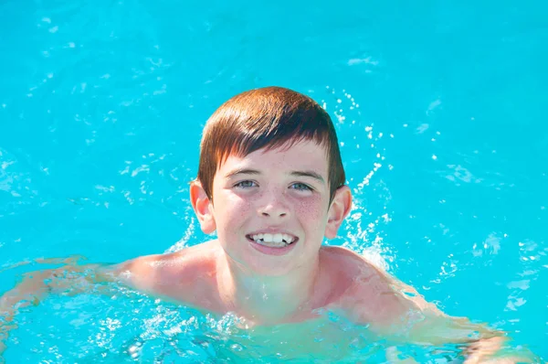 Boy in pool Stock Photos, Royalty Free Boy in pool Images | Depositphotos