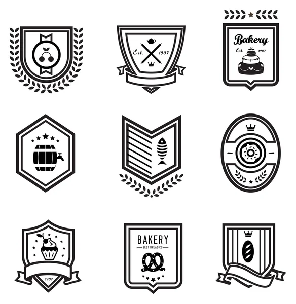 Food emblems Stock Vector Image by ©vectorpro #23542963