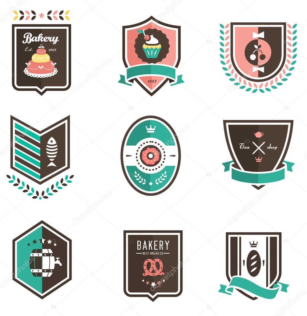 Food emblems Stock Vector Image by ©vectorpro #23542963