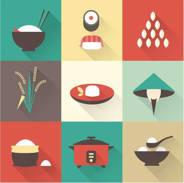 ᐈ Rice icons stock vectors, Royalty Free rice icon icon | download on ...
