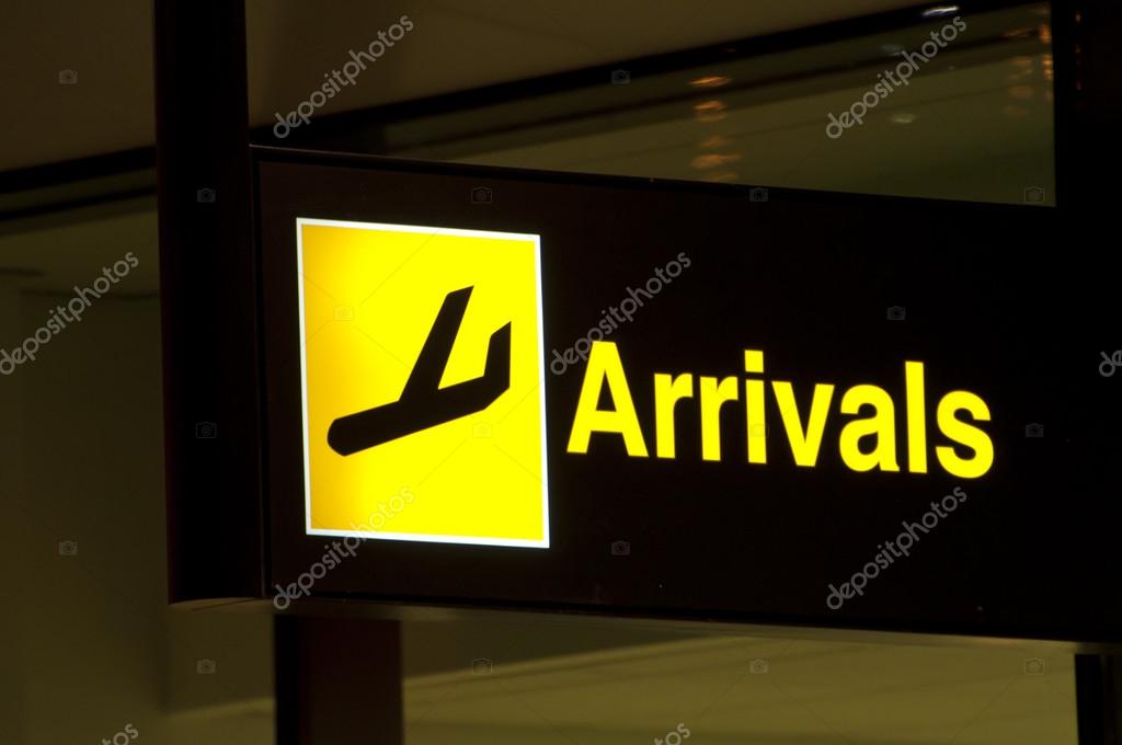 Arrivals sign Stock Photo by ©Wellington777 30530403