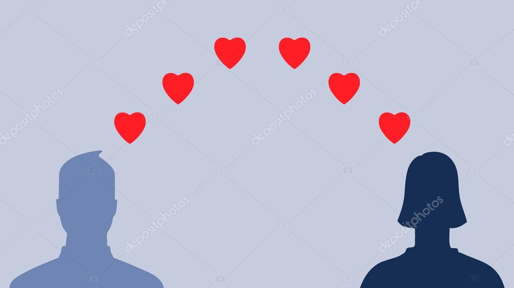 Facebook profiles in love — Stock Photo © arunchristensen #30920543