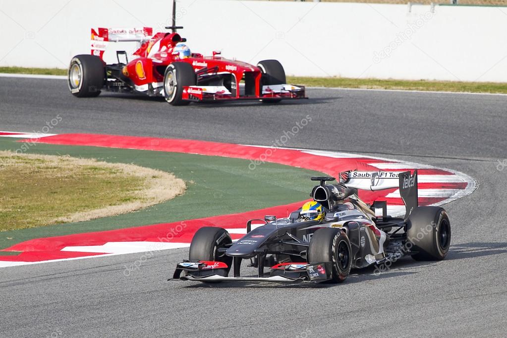 Esteban Gutierrez - Sauber C32 — Stock Editorial Photo © natursports ...