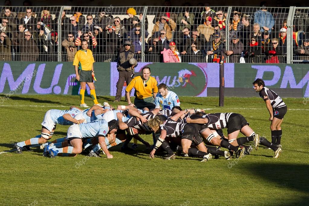 Match de rugby Usap - Brive — Photo éditoriale © natursports #30458227