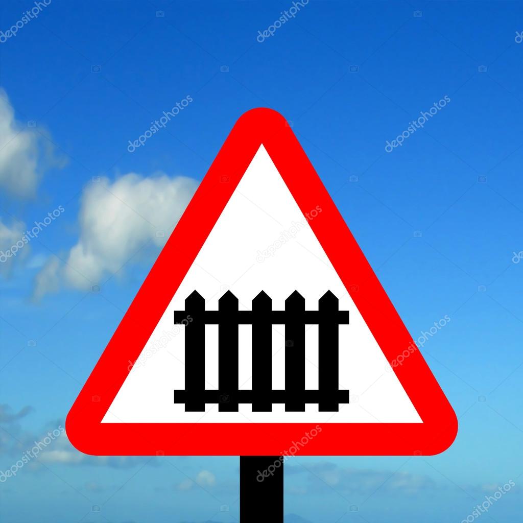 Crossing Triangle Symbol