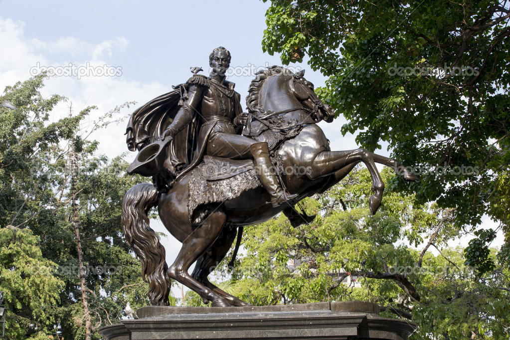 Statue Simon Bolivar Caracas Venezuela — Stock Photo © casadaphoto ...