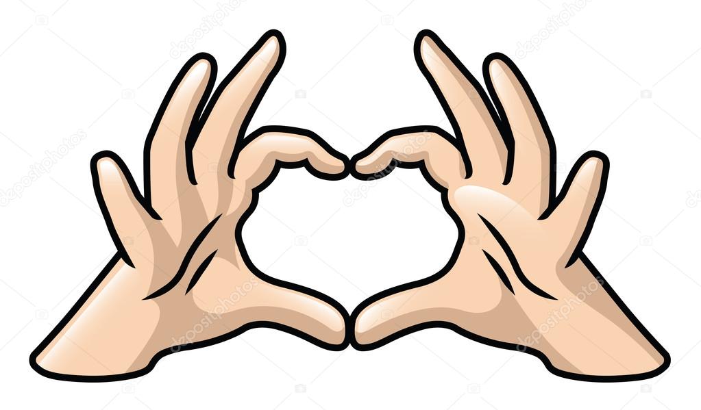 Manos corazón Vector de stock por ©AvelKrieg 24798243