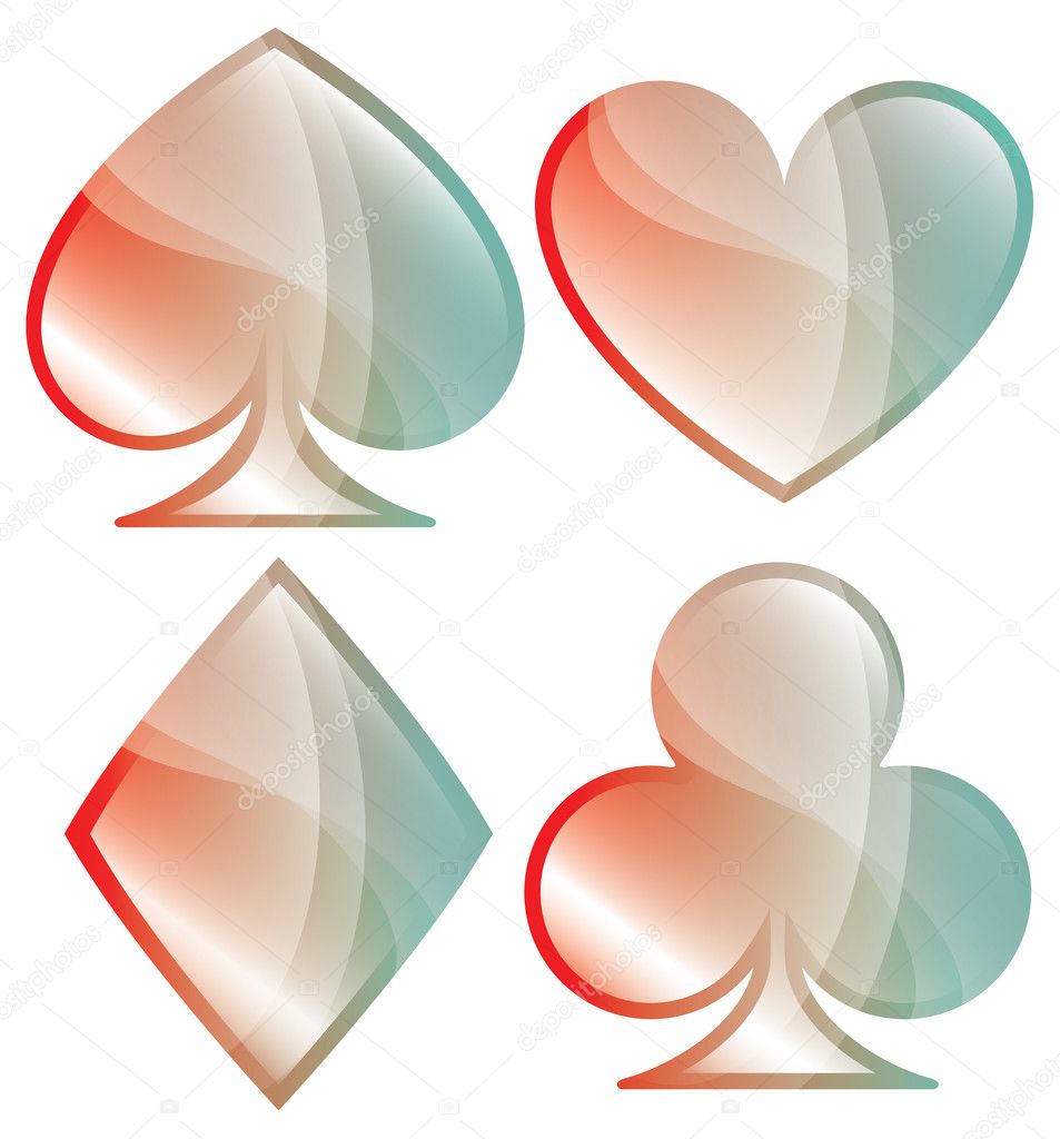 Símbolos de cartas vector, gráfico vectorial © AvelKrieg imagen #24801151