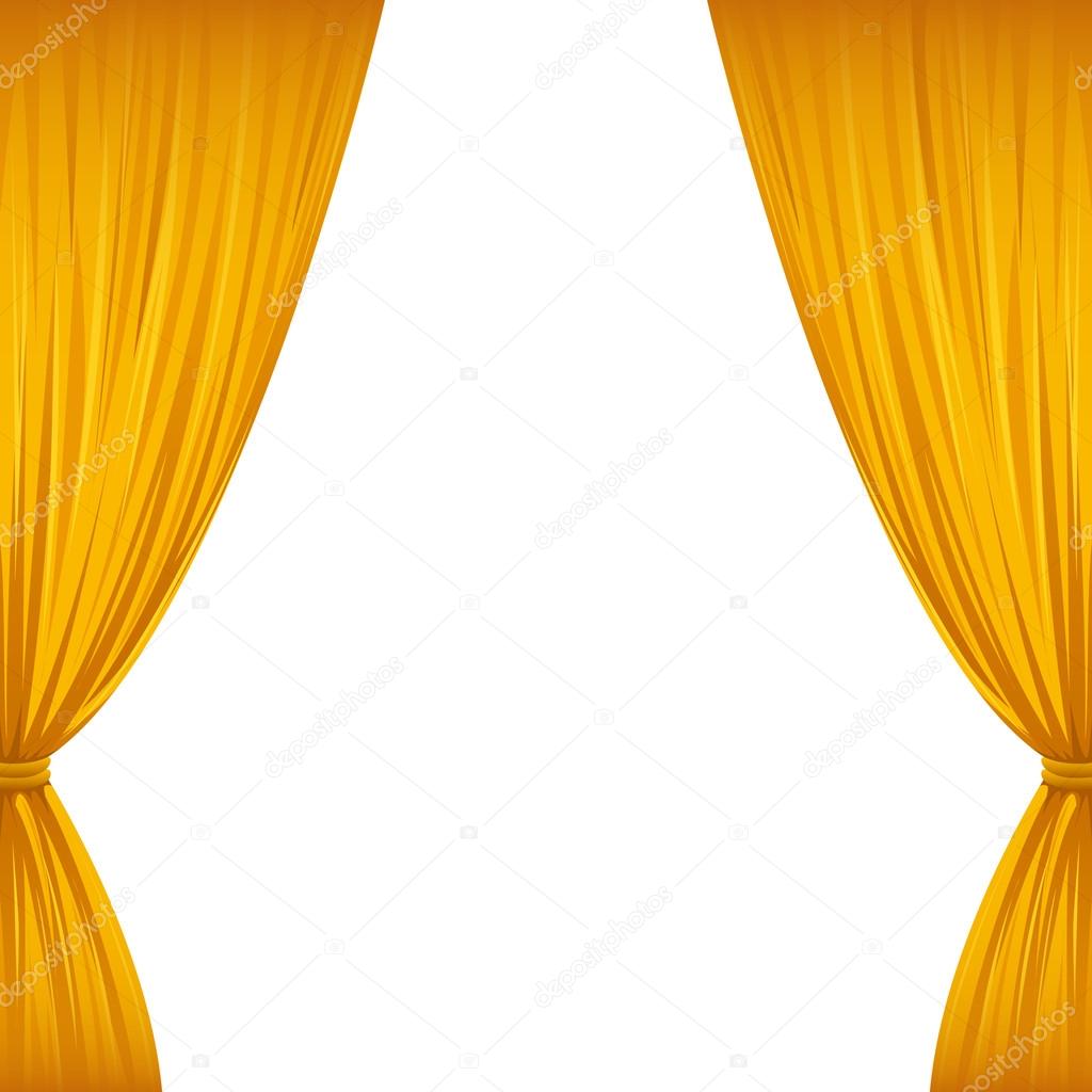 Gold Curtains Stock Vector Image by ©AvelKrieg #40177753