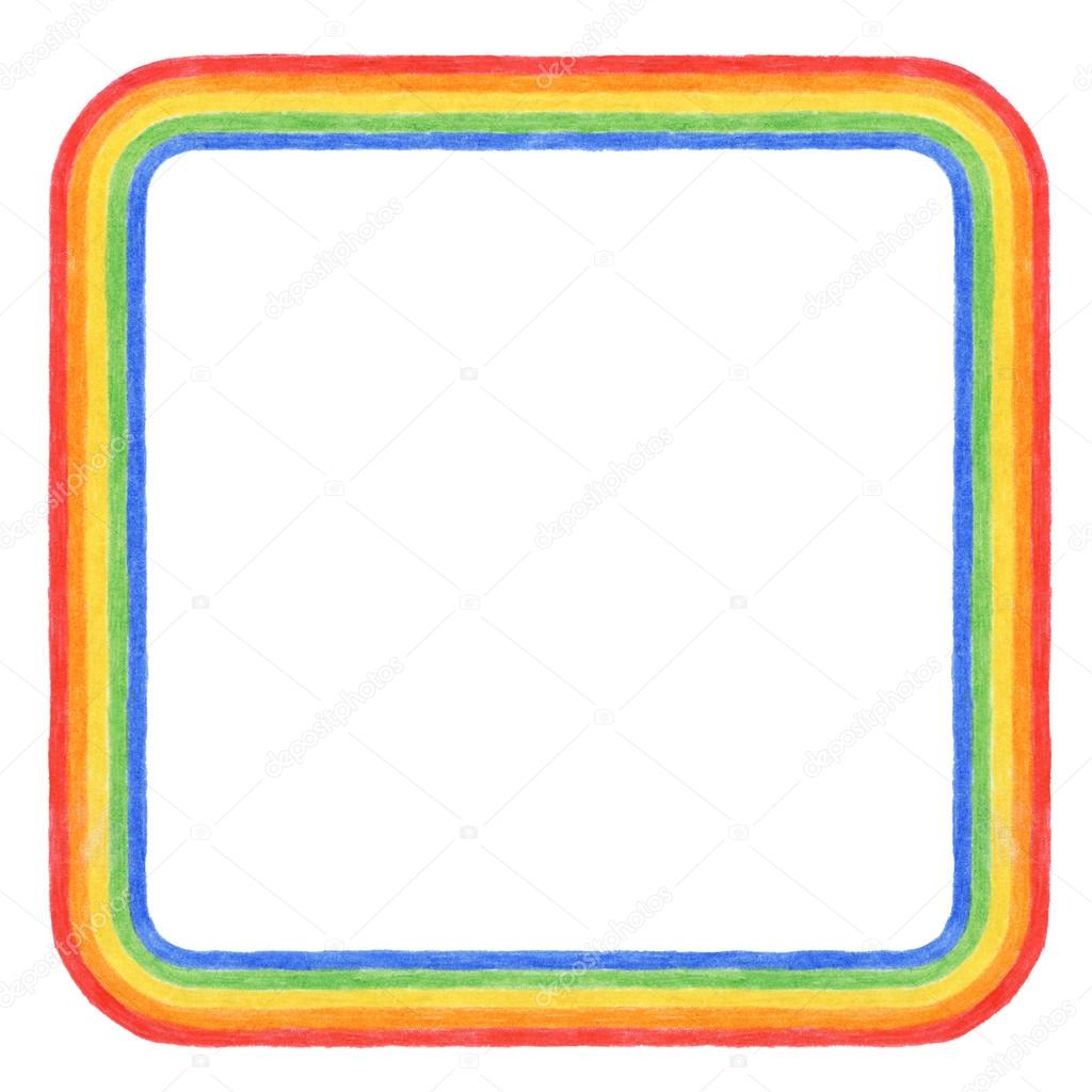 Rainbow Border Stock Illustration by ©AvelKrieg #46370853