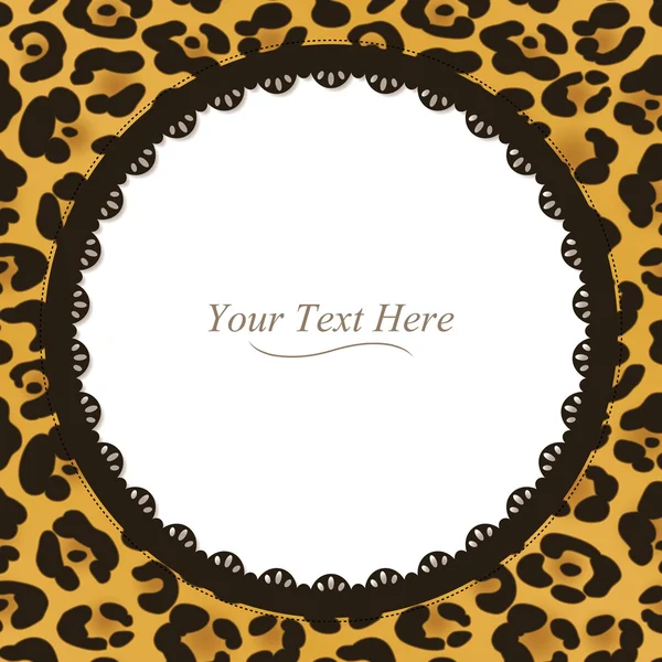 Leopard print frame Vector Images | DepositPhotos