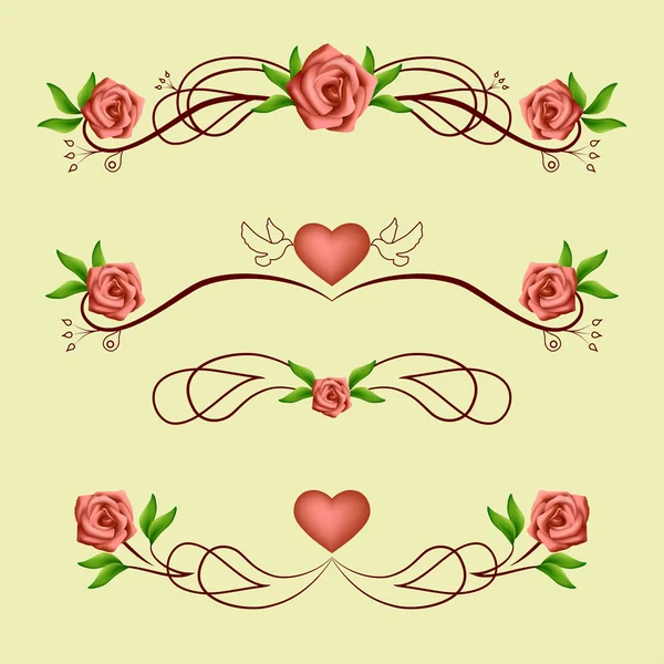 20,346,173 Rose divider Vector Images | Depositphotos