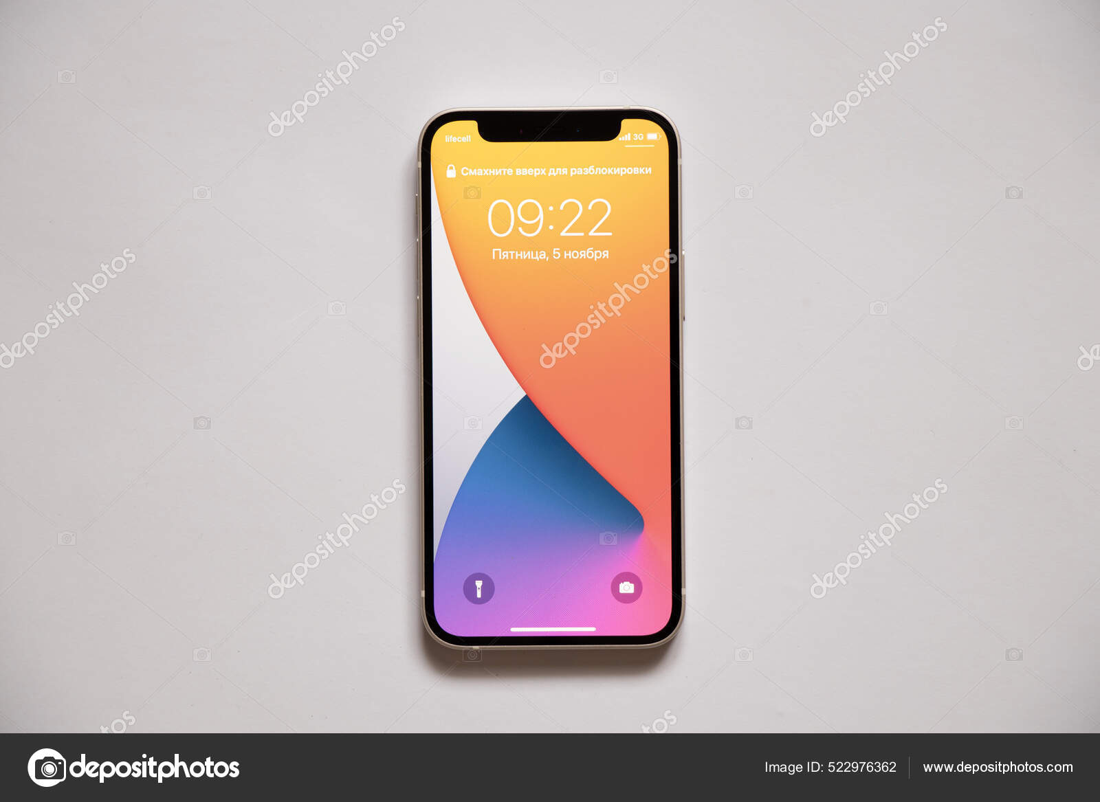 Ukraine Dnipro 2021 Iphone 12S Mini Isolated White Background New — Stock Editorial Photo ...