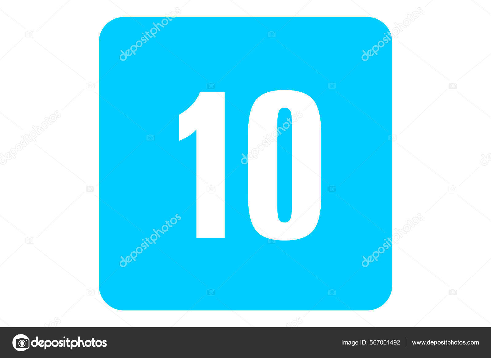 White Number Blue Background Conceptual Rating Classind Suitable People ...