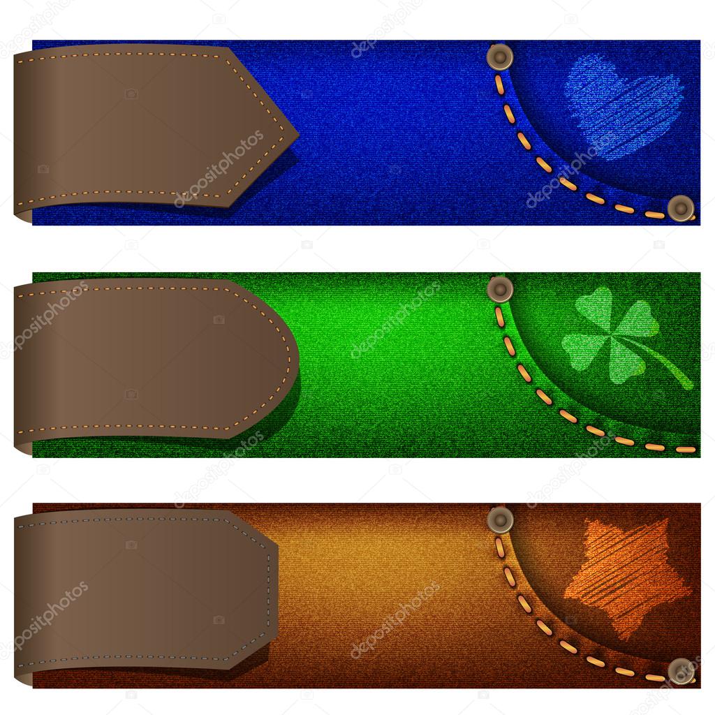 Vaqueros banners web Vector de stock #25848133 de ©irina_zorg