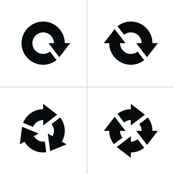 4 arrow pictogram refresh reload rotation loop sign set Stock Vector Image by ©ifeelgood #23800903