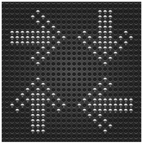 Seamless texture perforated pattern black metal surface dark gray ...