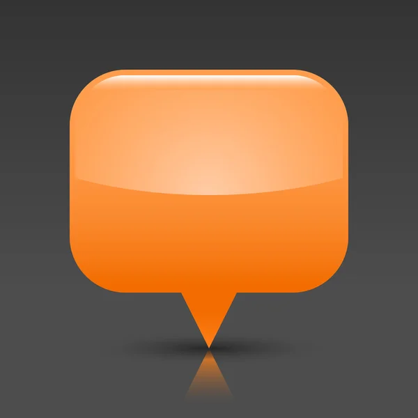 Gray glossy empty blank map pin button. Rounded rectangle web icon with ...