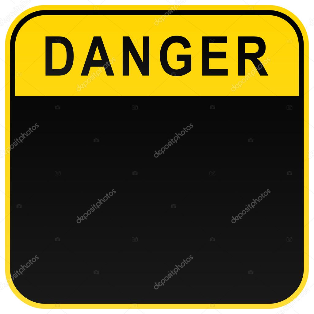 Blank Danger Sign Blank Danger Sign Etsy Singapore