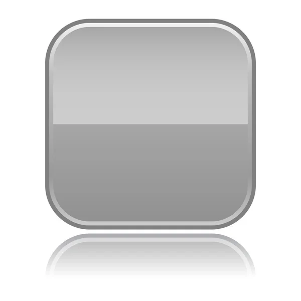Gray glossy blank map pin icon. Rounded rectangle web button with ...