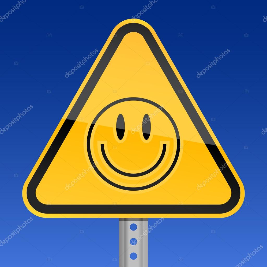 Smiley Face Road Sign at Christy Carter blog