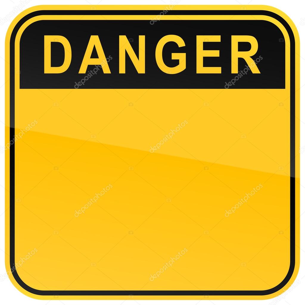 Blank Danger Sign Blank Danger Sign Etsy Singapore