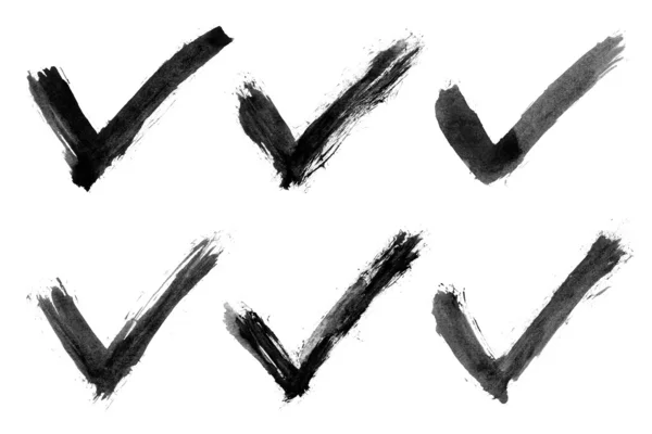 Watercolor check marks. Stock Photo by ©ifeelgood 24188005