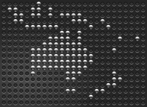 Seamless texture perforated pattern black metal surface dark gray ...